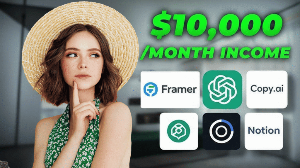AI Side Hustles in 2025: Earn $10,000/Month With Just Prompts
