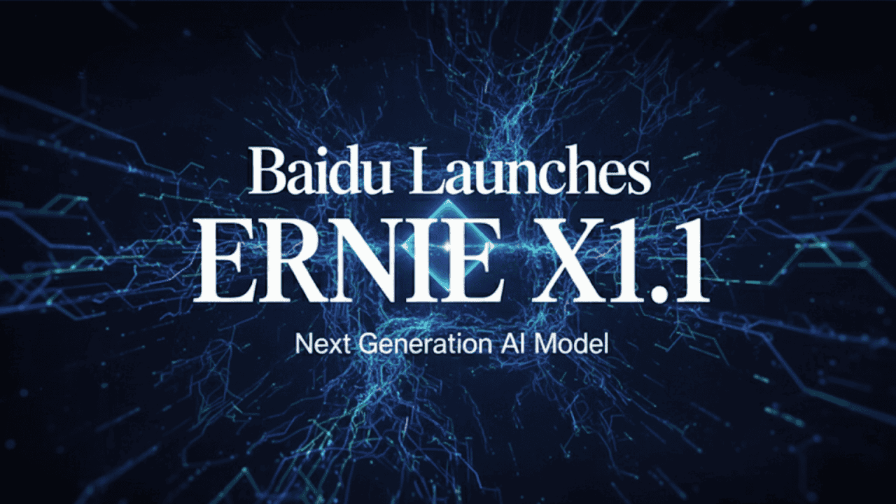 Baidu Unveils ERNIE X1.1 Model: Advancing the Race in Generative AI